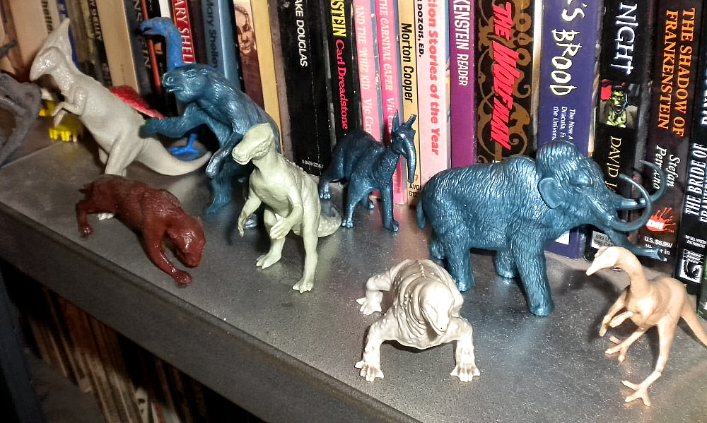 Plastic Prehistoric Figures
