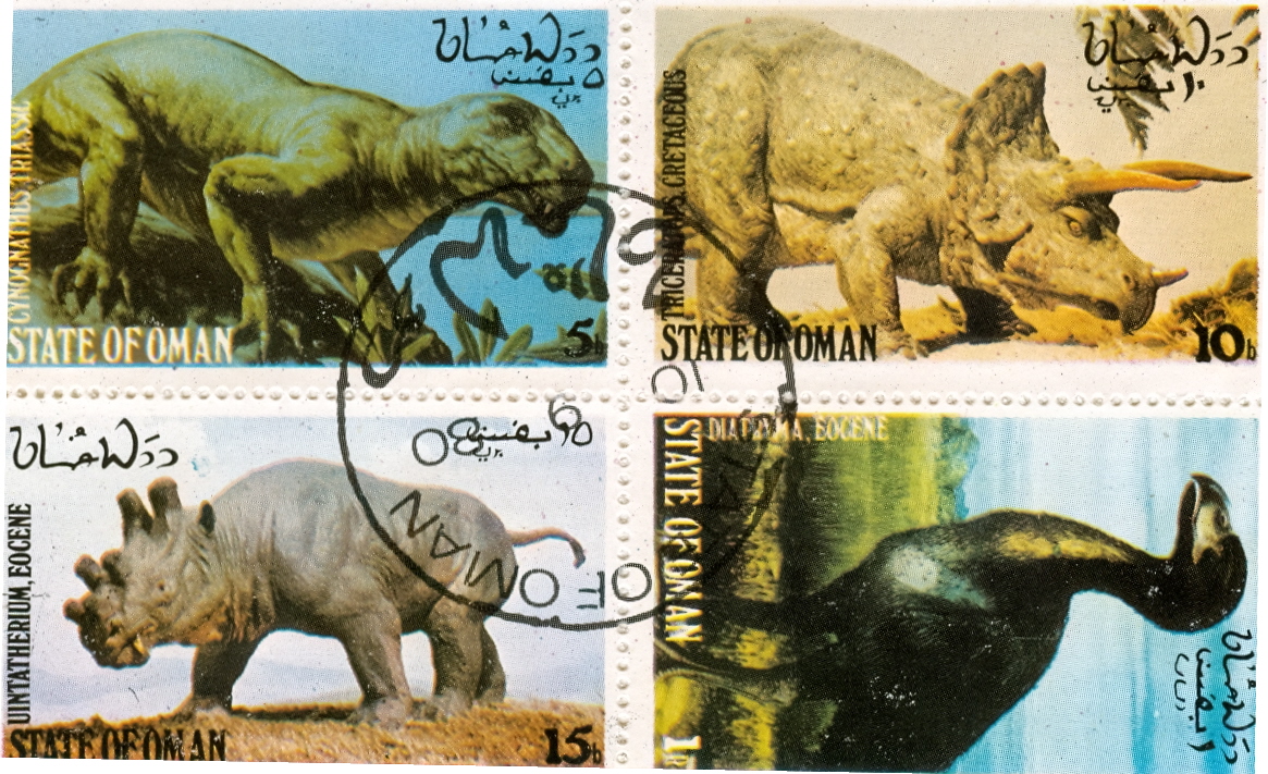 More Prehistoric-Animal Stamps