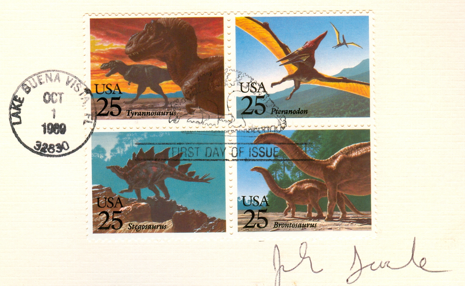 More Prehistoric-Animal Stamps