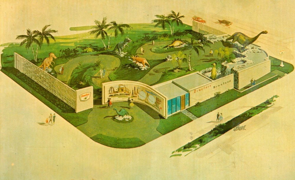 Sinclair “Dinoland” Souvenir Postcards