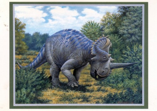 Centrosaurus Brass Figure