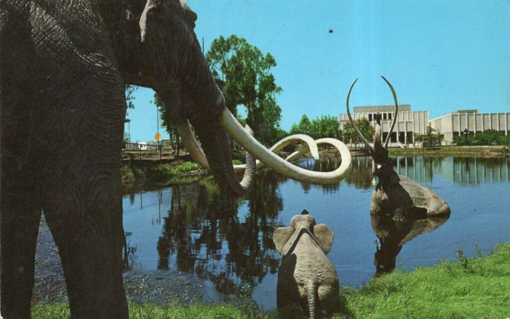 Pleistocene Gardens, La Brea Tar Pits, Los Angeles, CA